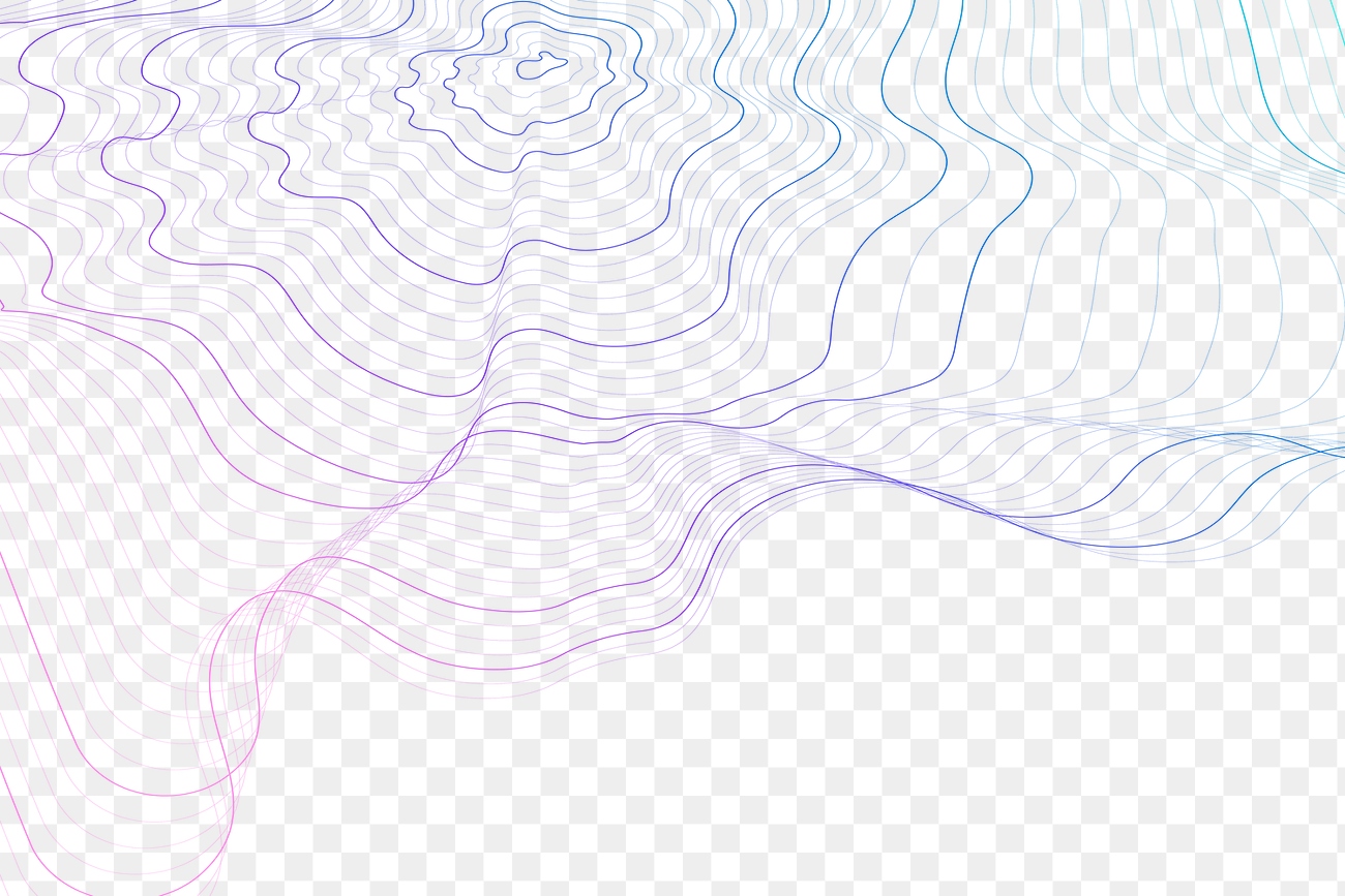 3D gradient contour line patterned | Premium PNG - rawpixel