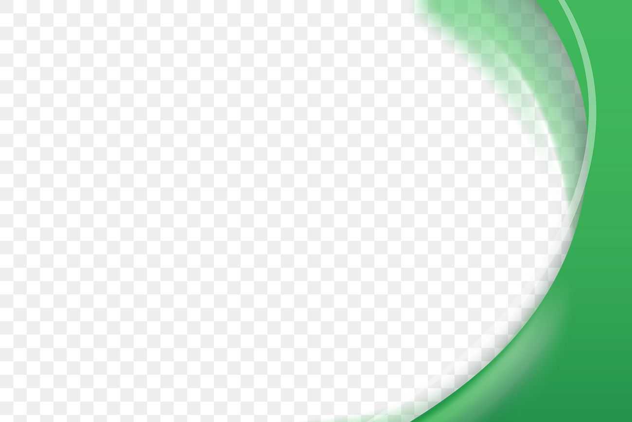 Emerald green curve frame template | Free PNG - rawpixel