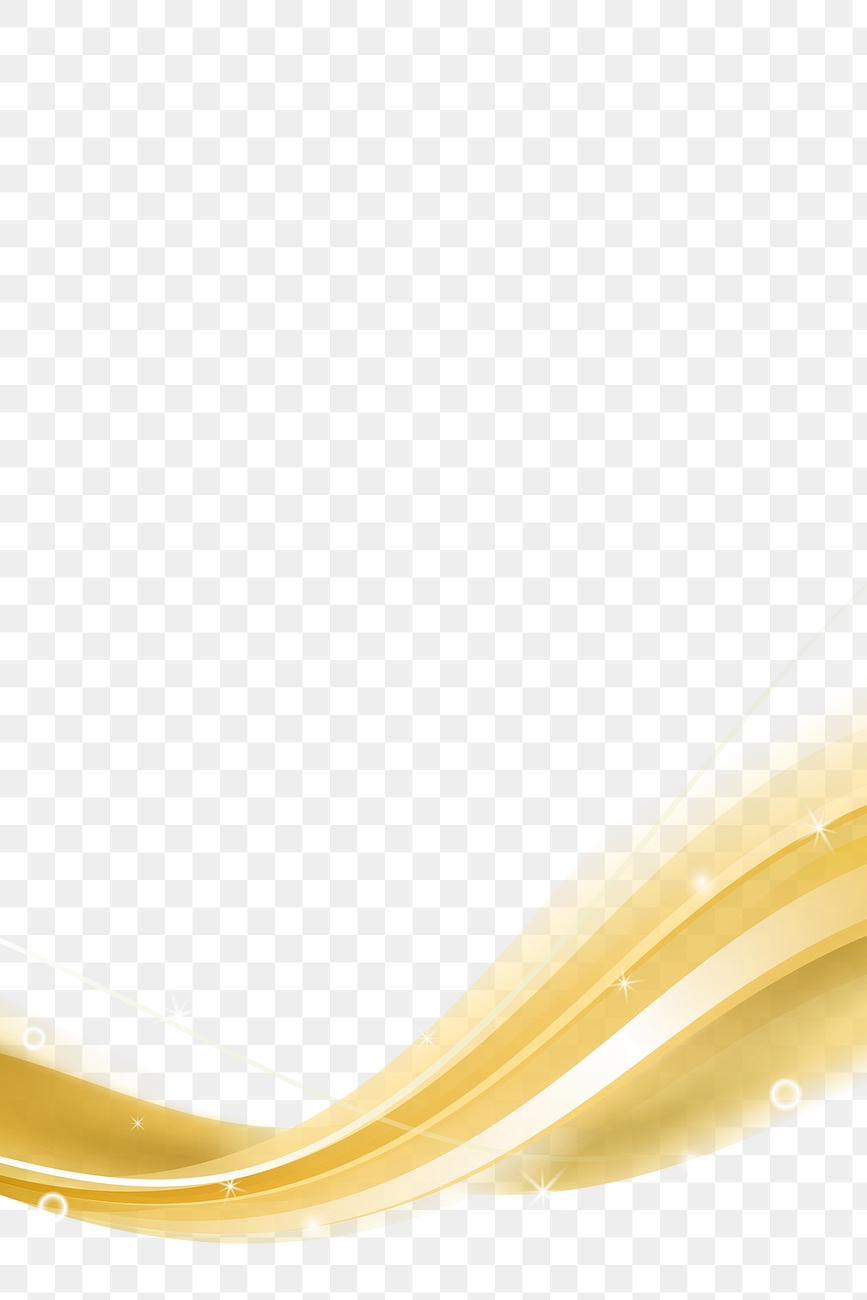 Gold curve frame template design | Premium PNG - rawpixel
