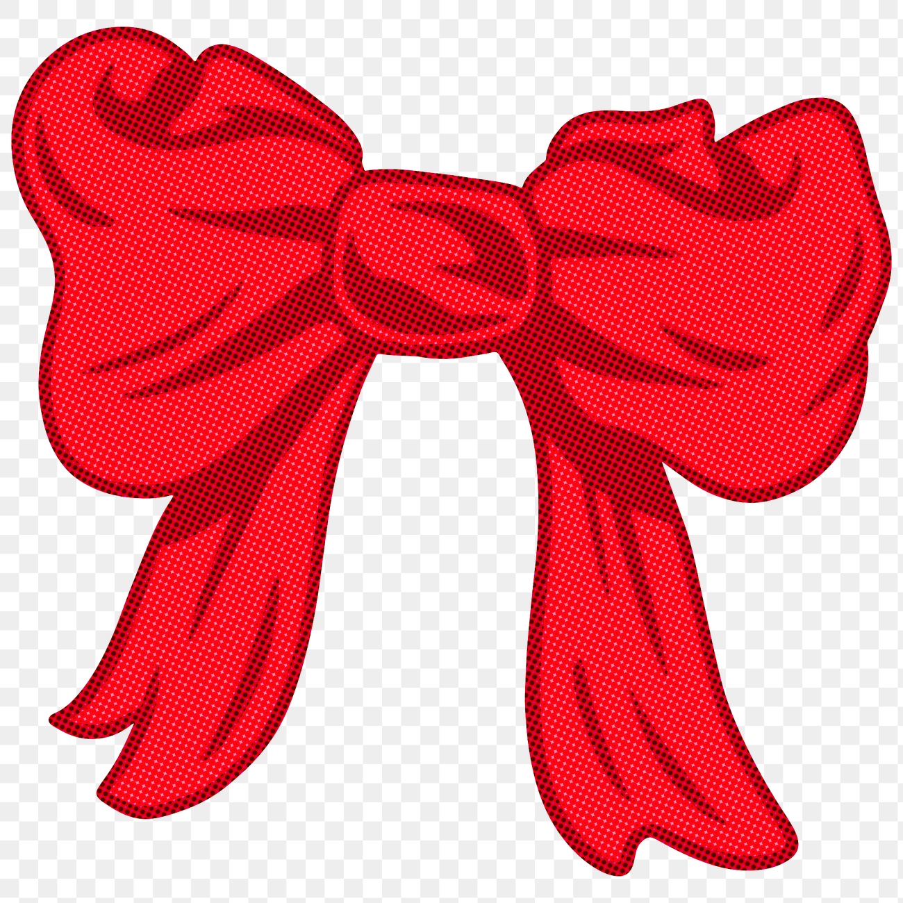 Red bow sticker design element | Premium PNG Sticker - rawpixel