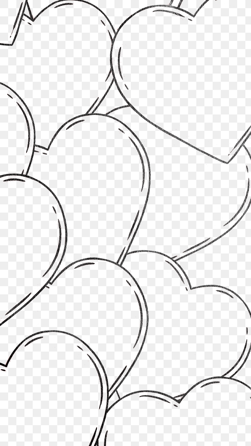 Heart shape background design element | Premium PNG - rawpixel