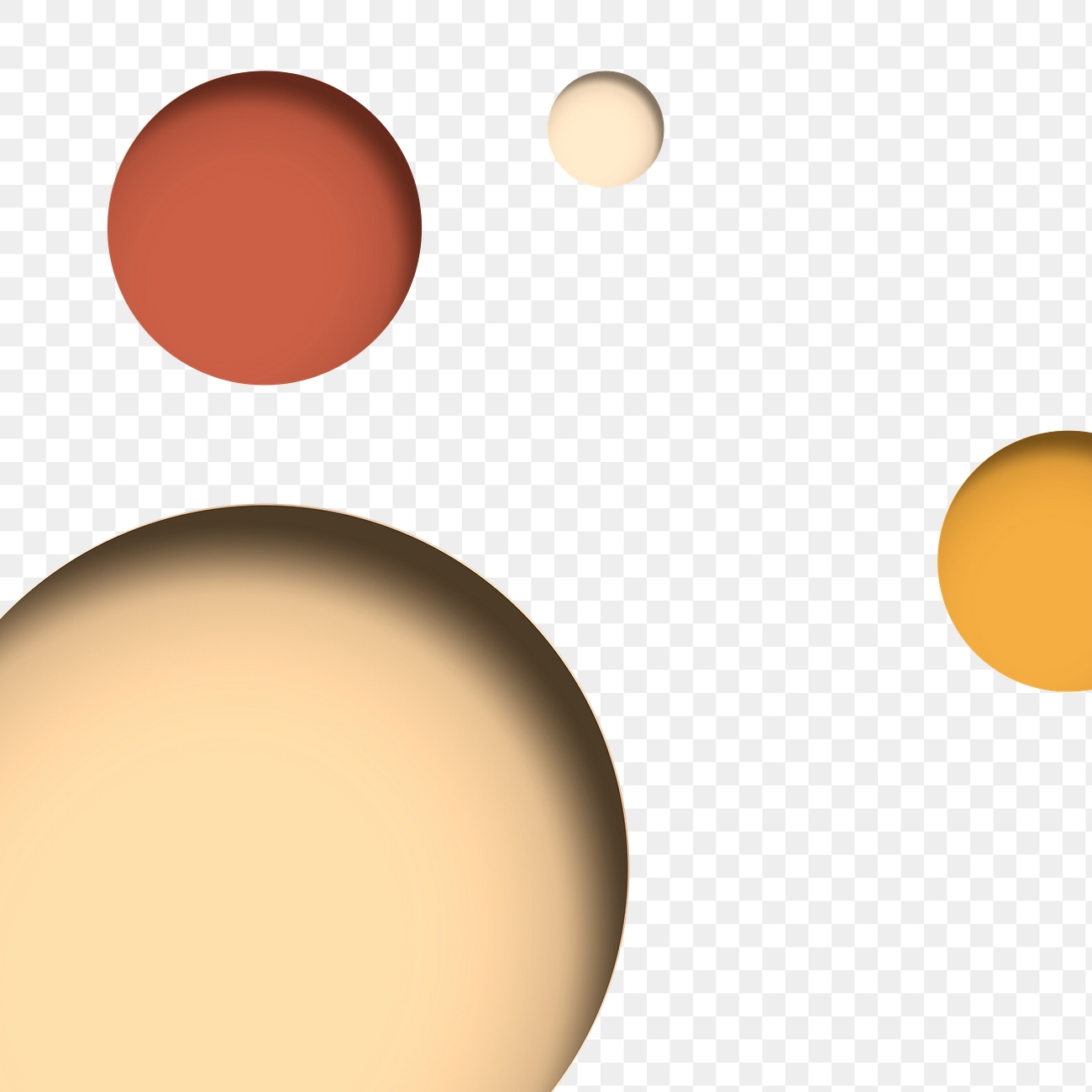 Earth tone circle patterned background | Premium PNG - rawpixel