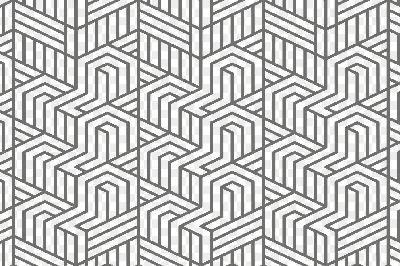Gray interlacement stylish pattern design | Premium PNG - rawpixel