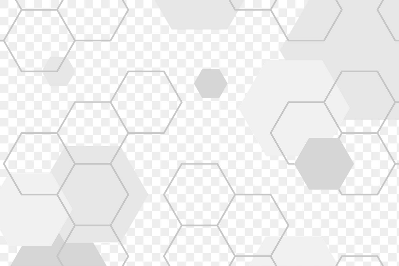 Gray hexagon pattern design element | Premium PNG - rawpixel