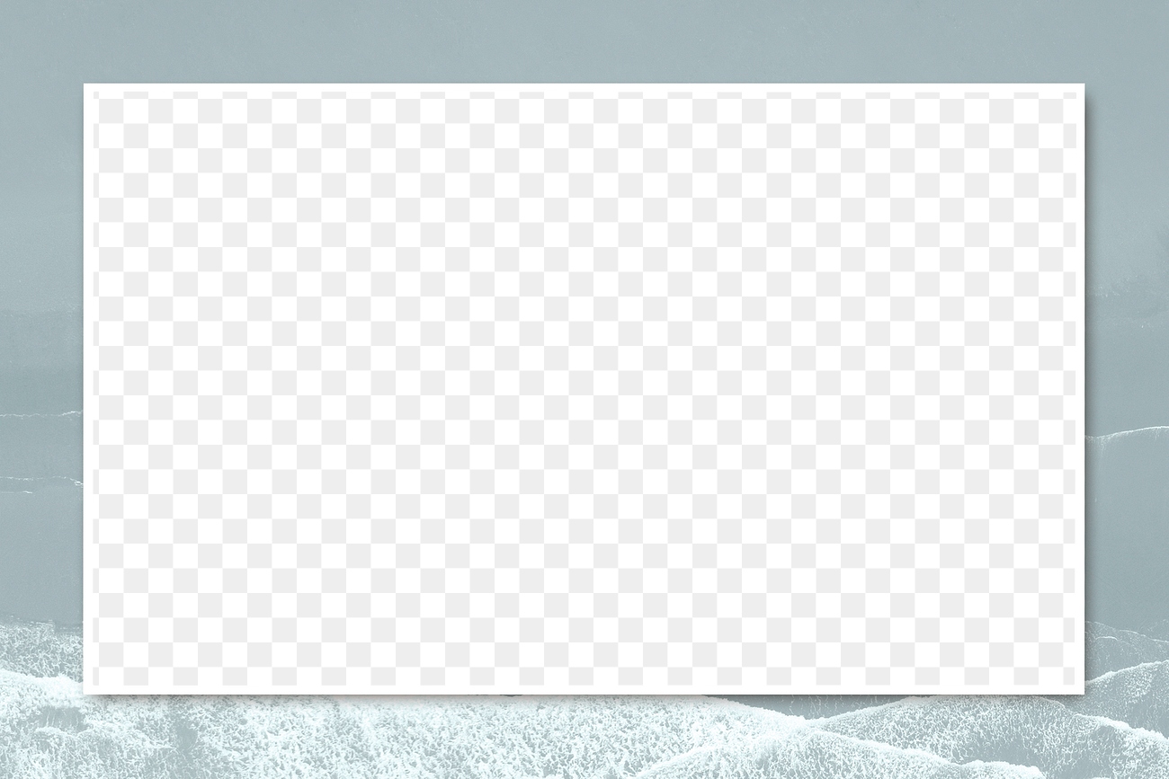 White rectangular frame png on gray | Free PNG - rawpixel