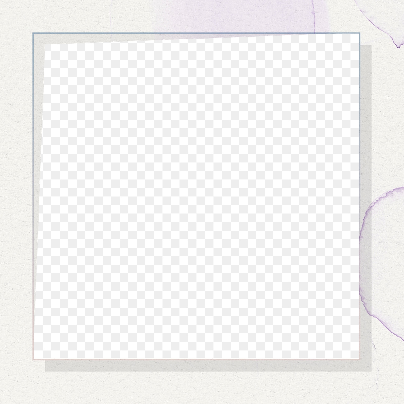Pastel purple watercolor textured frame | Free PNG - rawpixel
