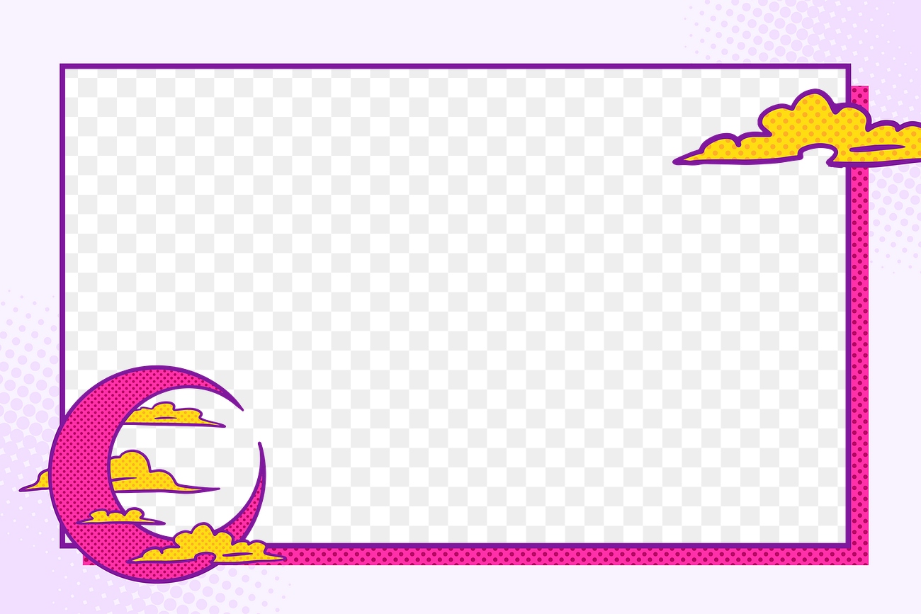 Pop art pink crescent moon | Premium PNG - rawpixel