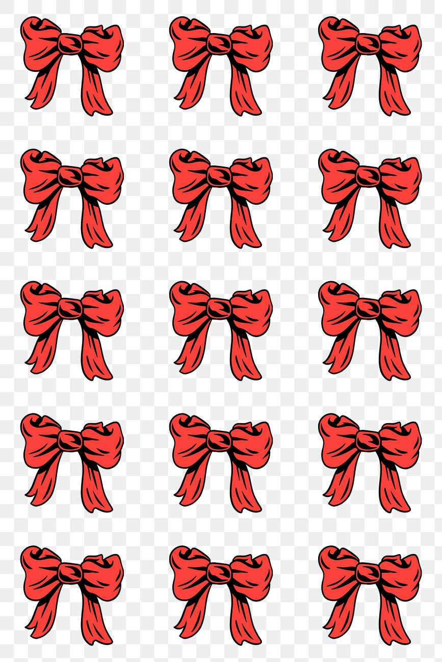 Red ribbon set design element | Premium PNG - rawpixel