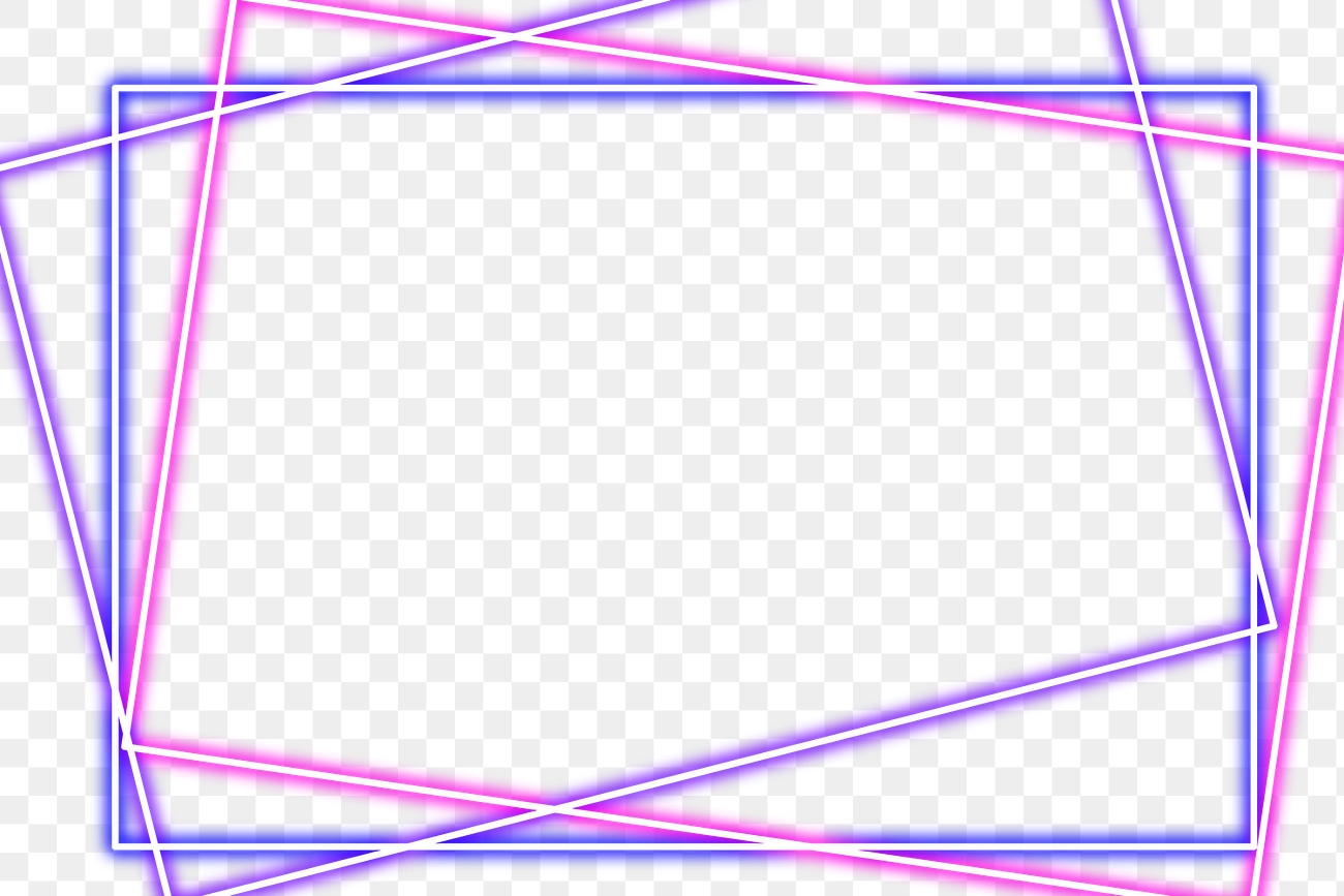 Purple and pink rectangle neon | Premium PNG - rawpixel