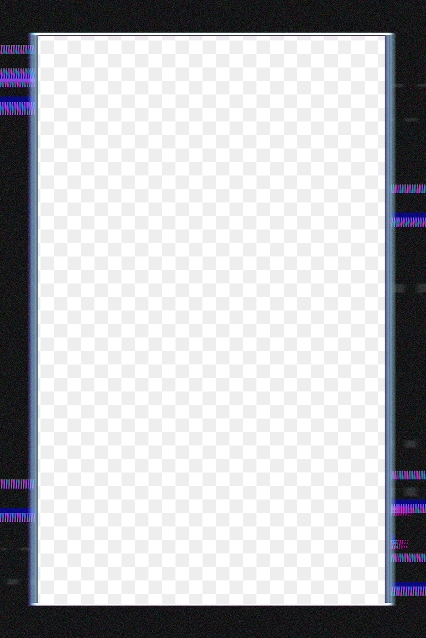 Rectangle frame png glitch effect | Premium PNG - rawpixel