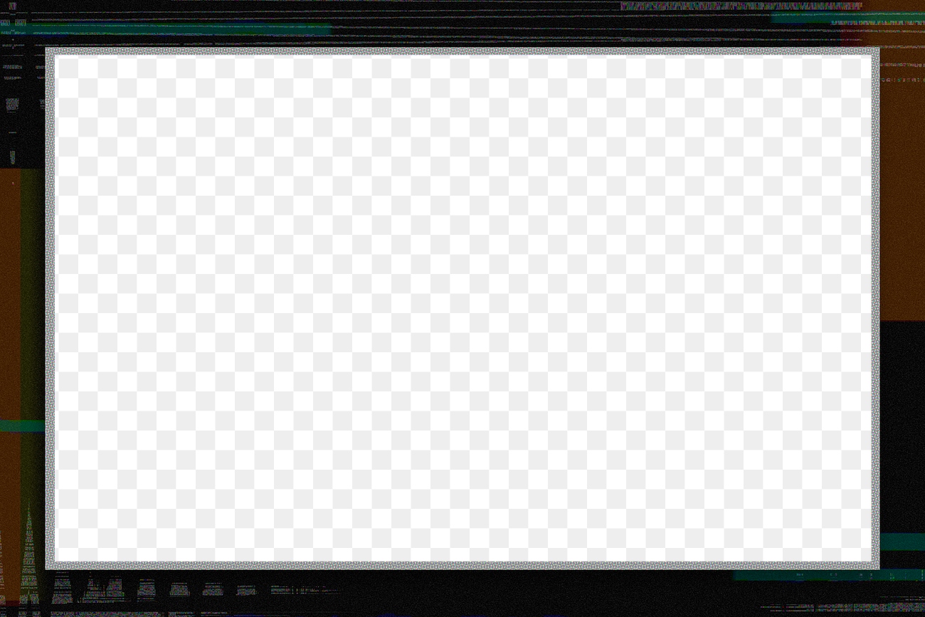 Rectangle frame png glitch effect | Free PNG - rawpixel