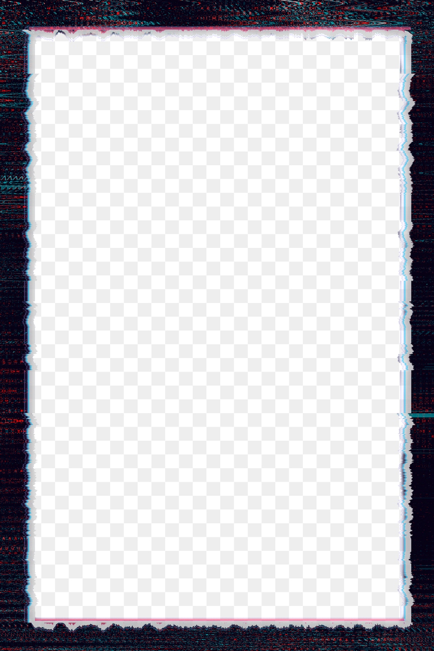 Rectangle frame png glitch effect | Premium PNG - rawpixel