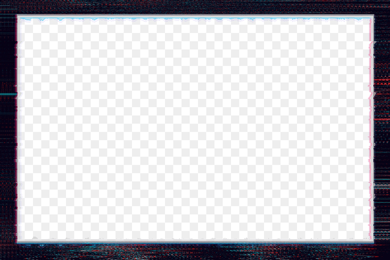 Rectangle frame png glitch effect | Premium PNG - rawpixel