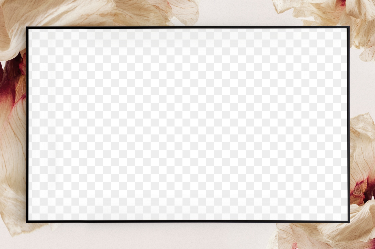 Earth tone floral frame png | Premium PNG - rawpixel