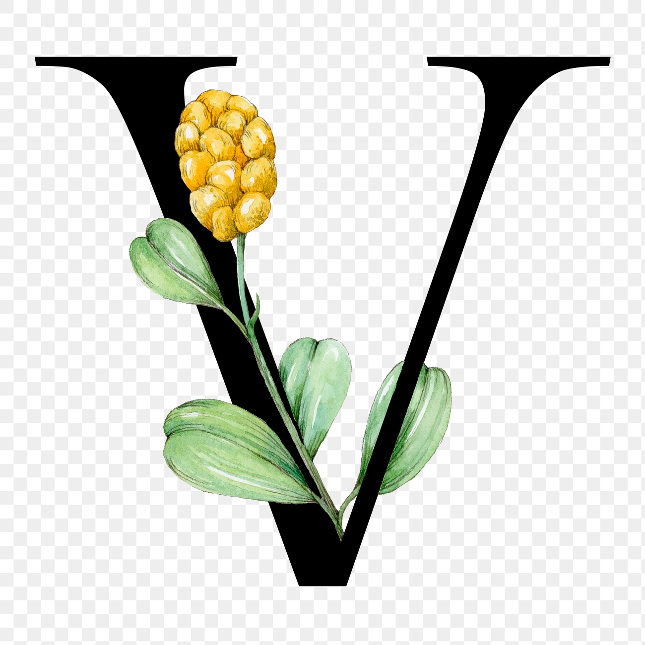 Png alphabet v sticker font | Premium PNG Sticker - rawpixel