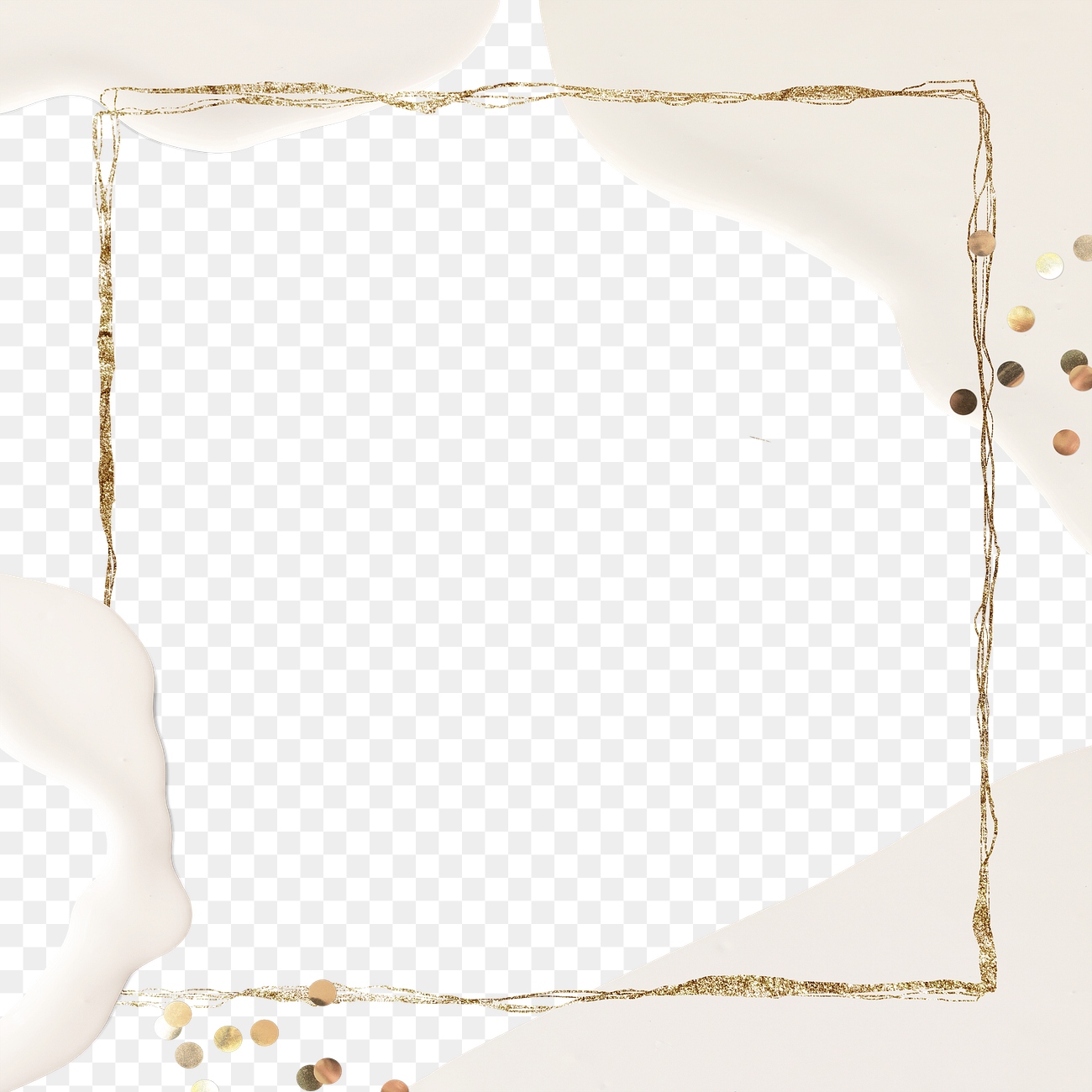 Png gold shimmer frame glittery | Premium PNG - rawpixel