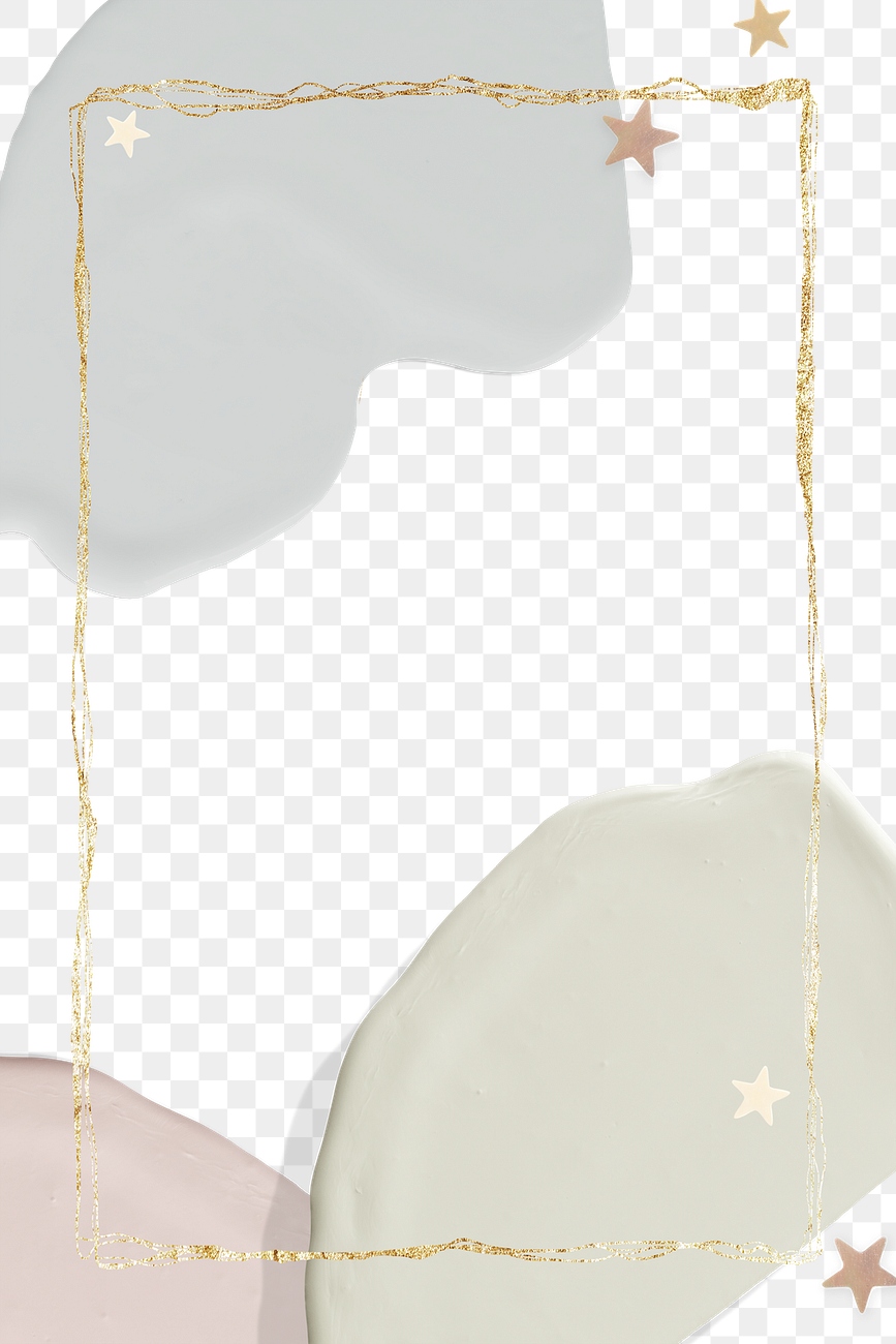 Gold shimmer frame png festive | Premium PNG - rawpixel