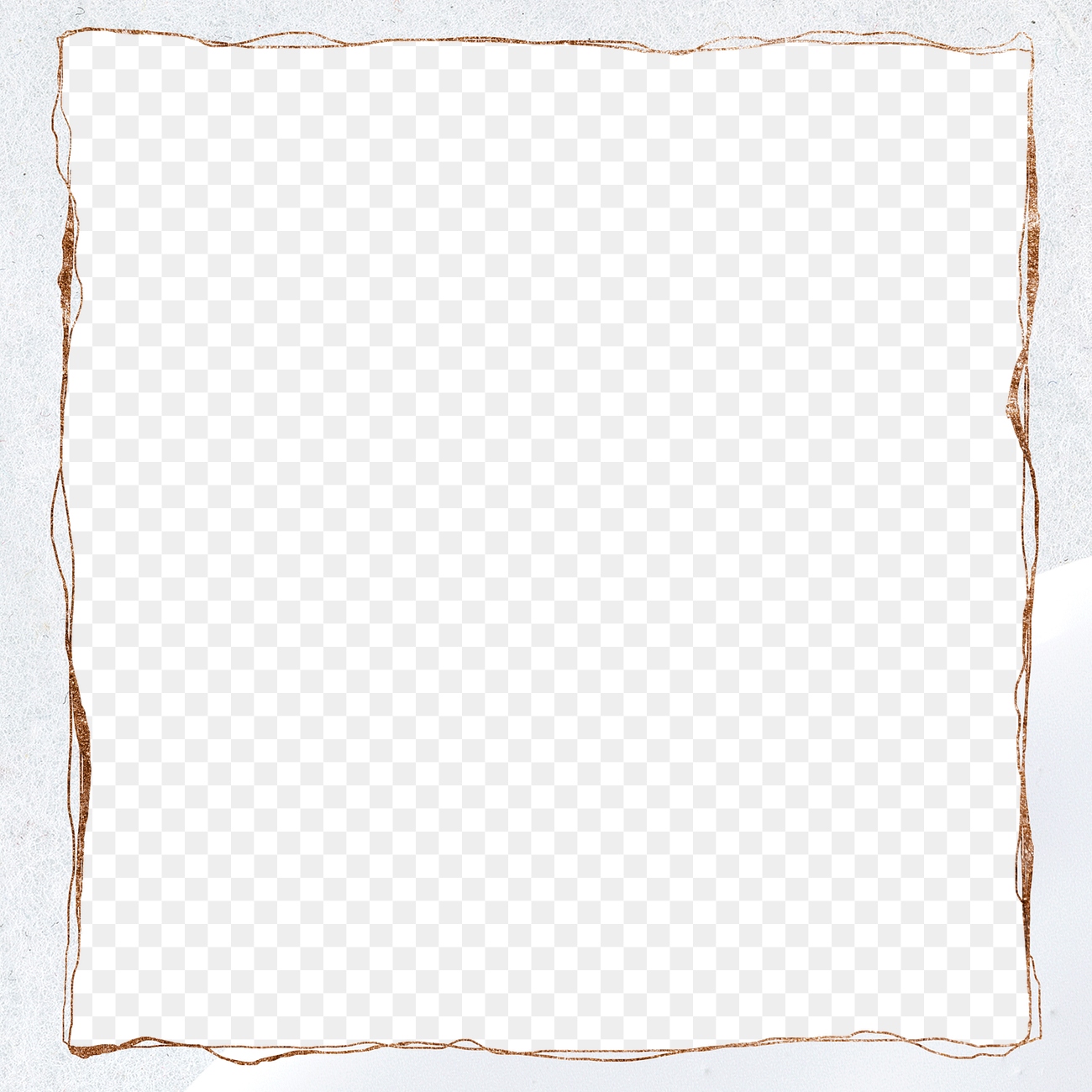 Shimmery frame png off white | Free PNG - rawpixel