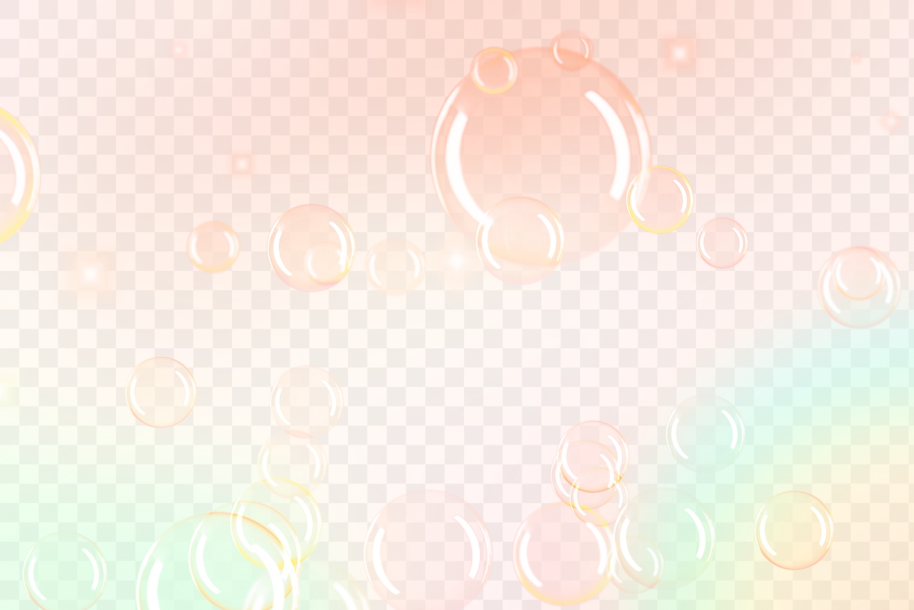 Gradient background png soap bubbles | Premium PNG - rawpixel