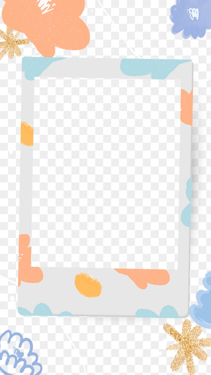 Instant camera frame png flower | Premium PNG - rawpixel