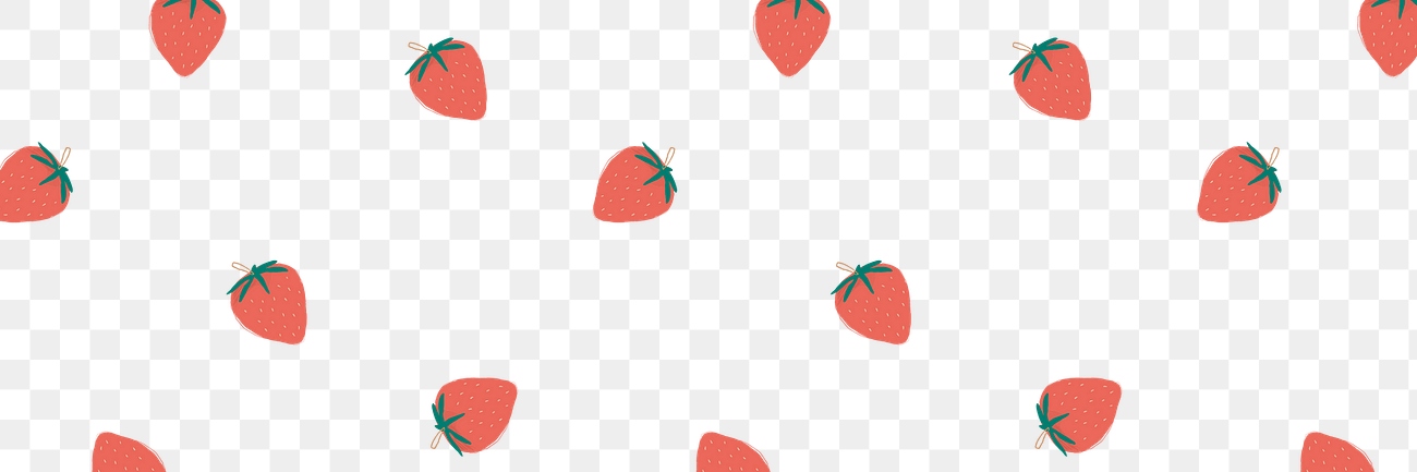 Png pastel strawberry pattern transparent | Free PNG - rawpixel