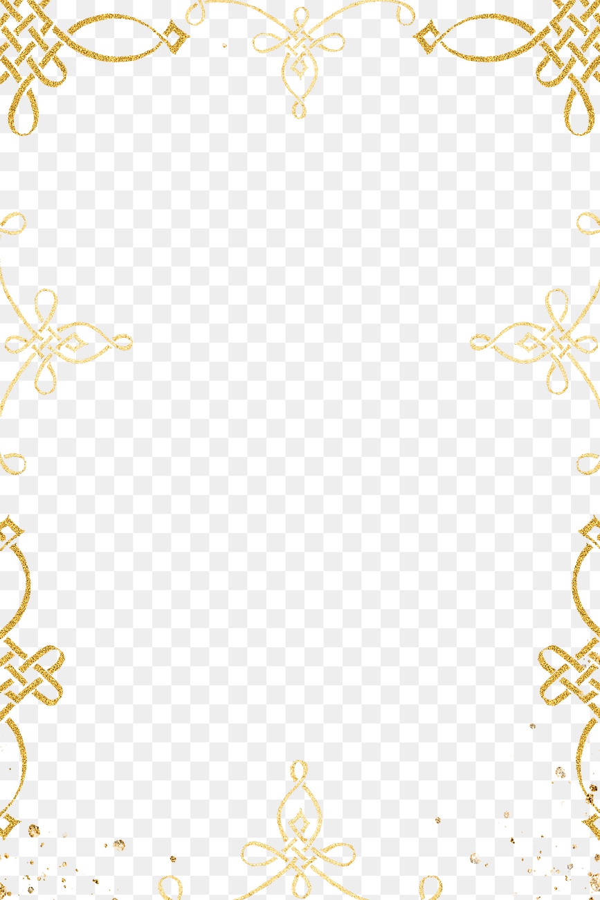 Gold filigree frame border png | Premium PNG - rawpixel