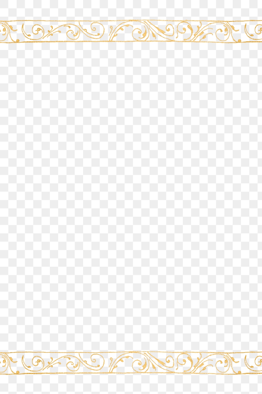 Gold filigree border png transparent | Free PNG - rawpixel