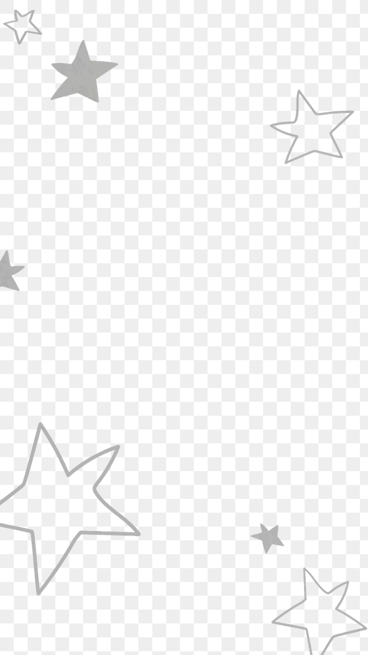 Gray stars png hand drawn | Premium PNG - rawpixel
