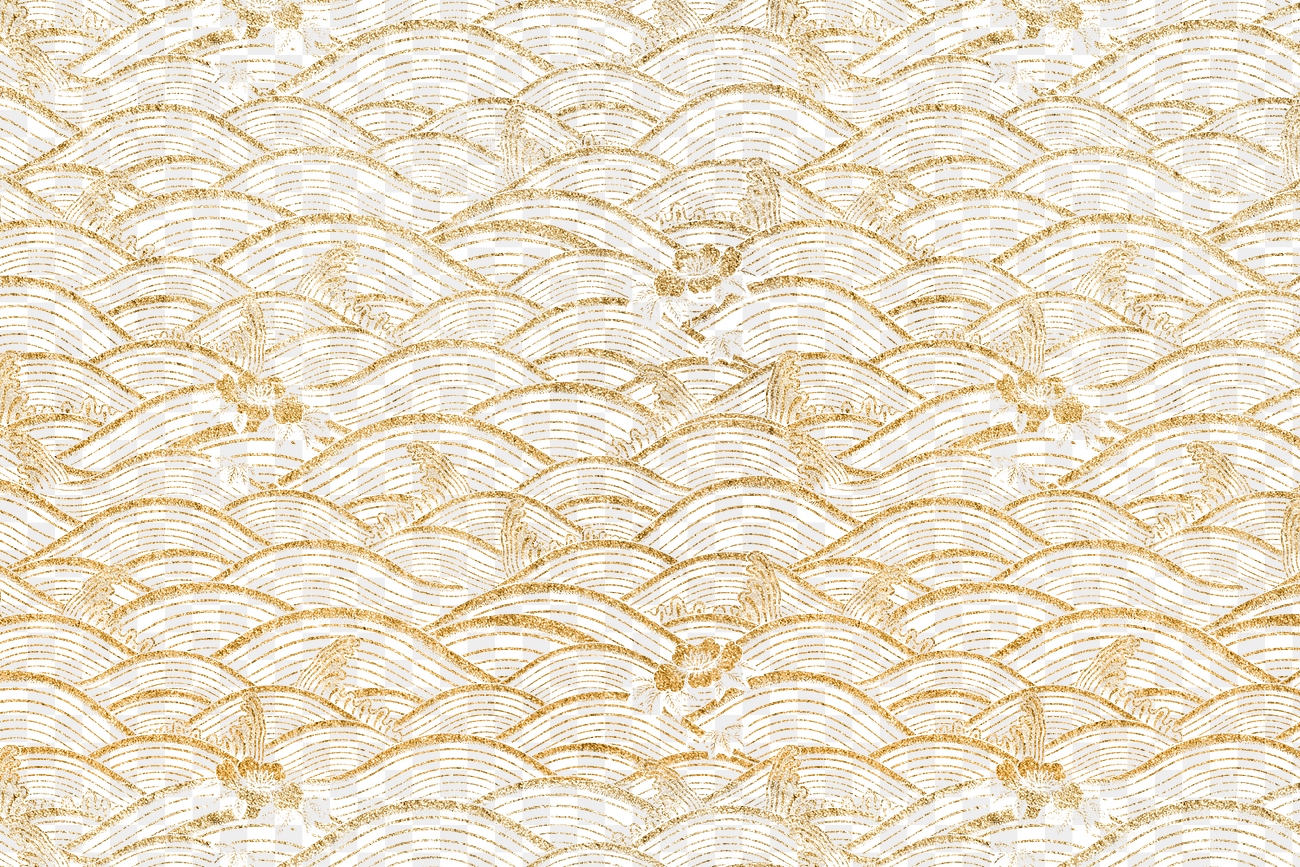 Png gold wave Chinese art | Premium PNG - rawpixel