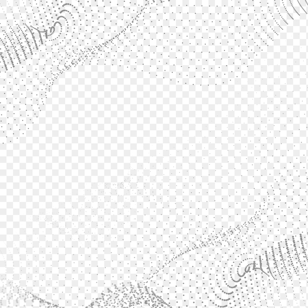 Abstract wireframe border png digital | Premium PNG - rawpixel