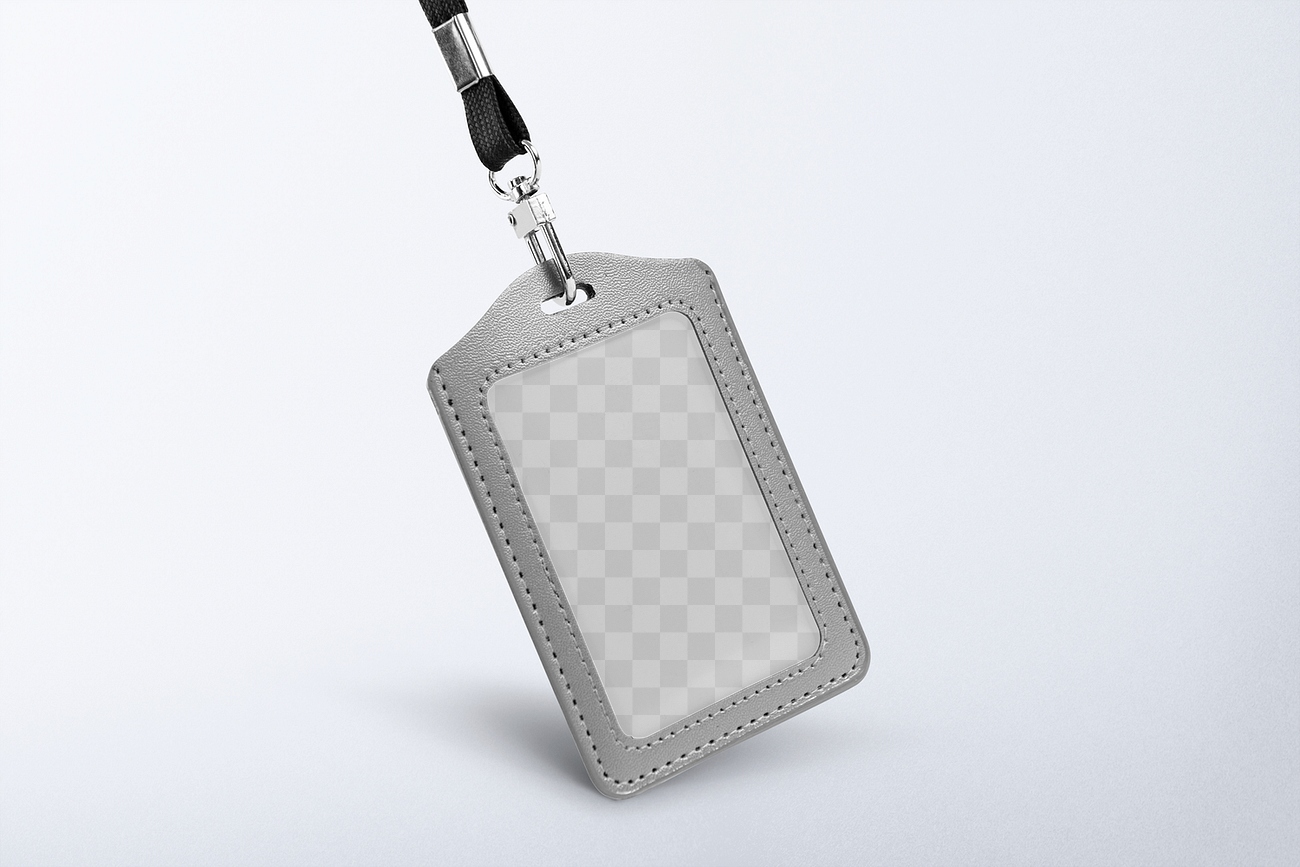 ID badge png mockup transparent | Premium PNG Mockup - rawpixel