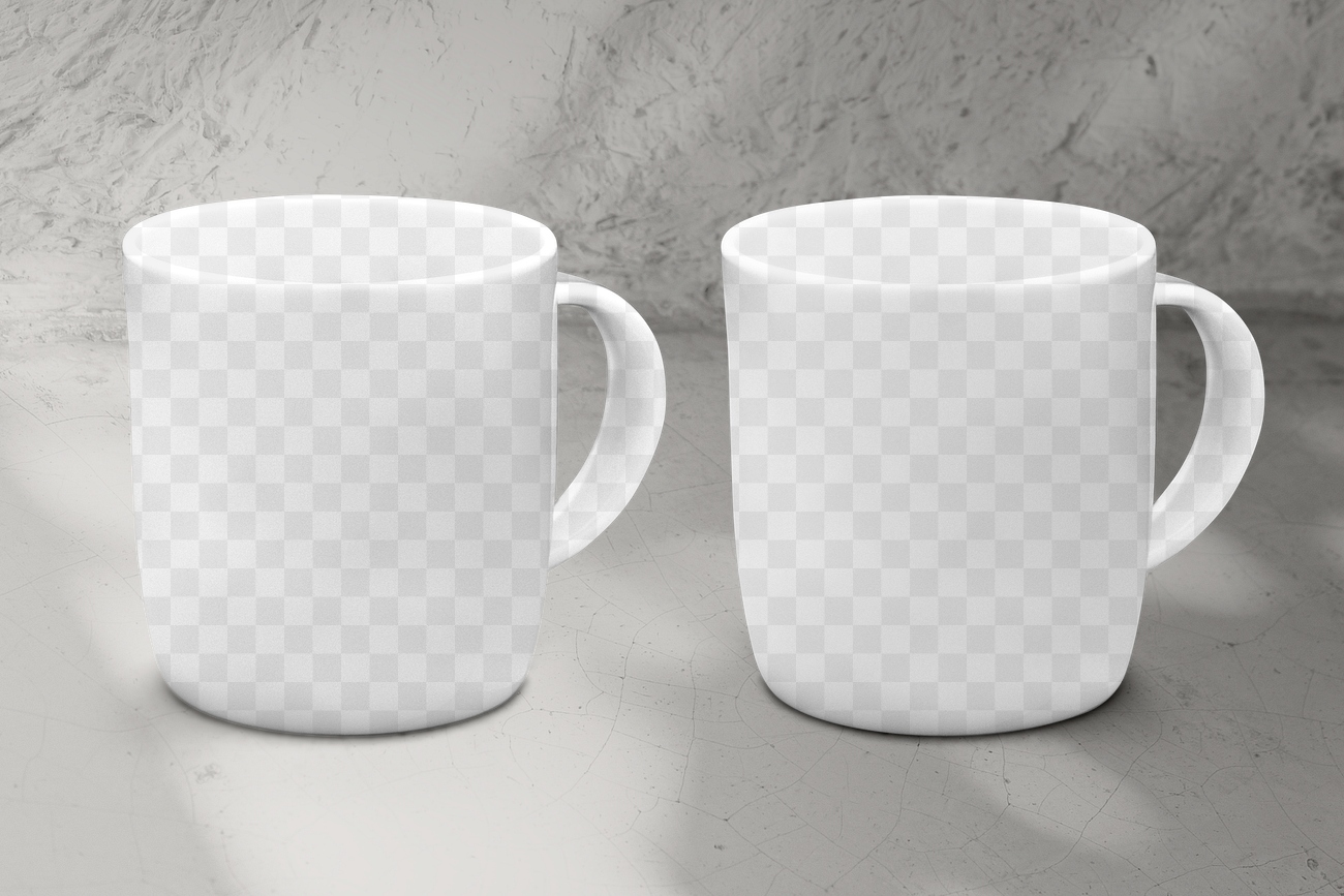 Png transparent mugs mockup cement | Premium PNG - rawpixel