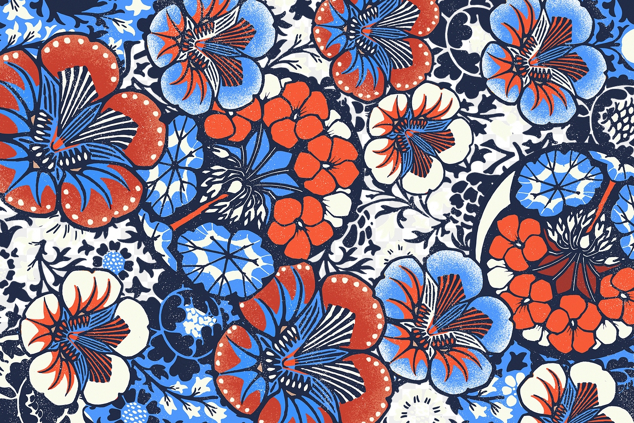 Batik pattern png in vintage | Free PNG - rawpixel