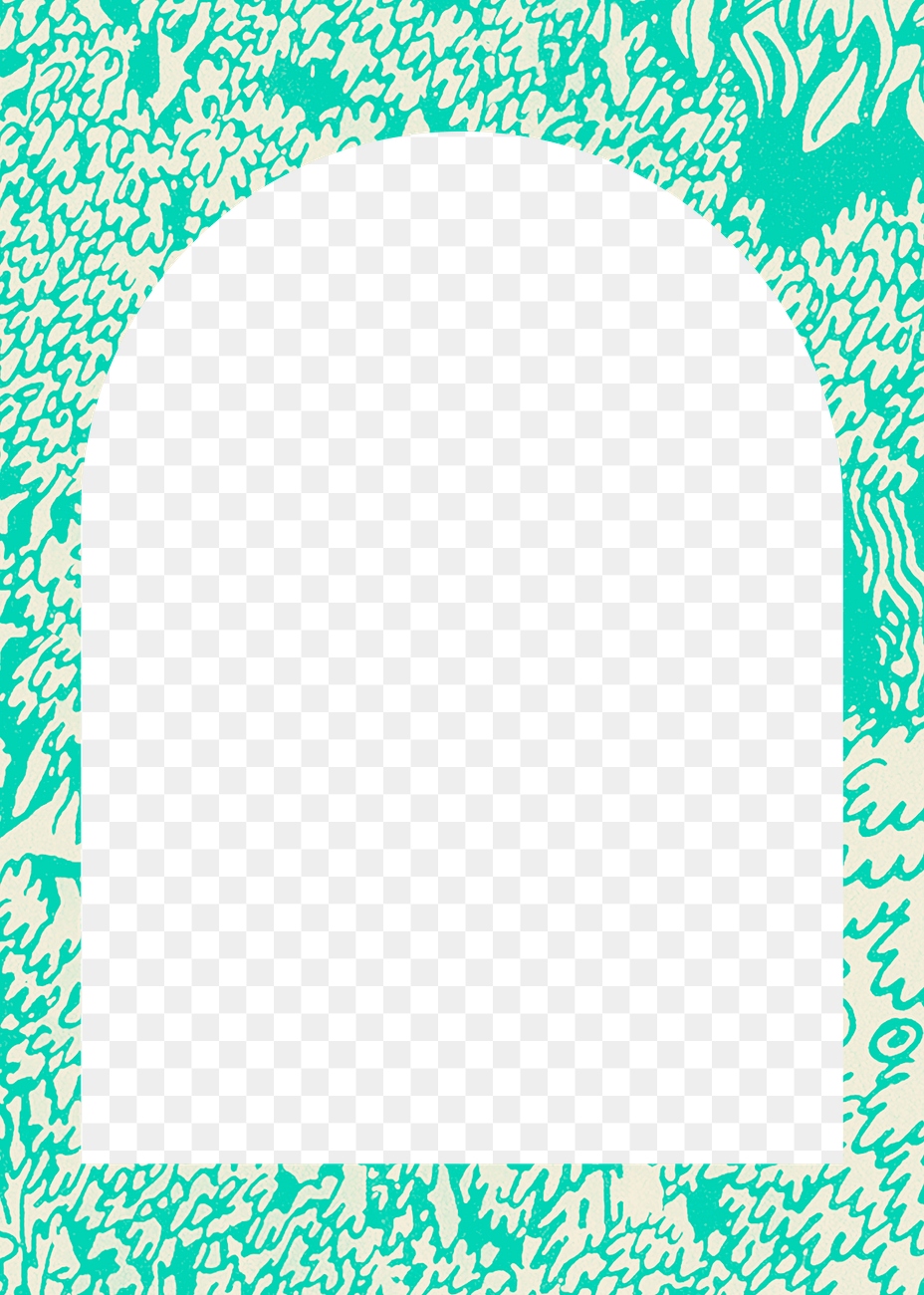 Arch png frame green gardenia | Premium PNG - rawpixel