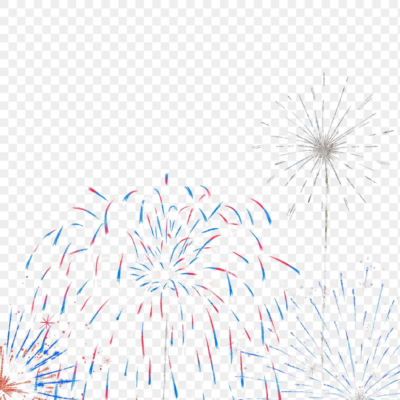 Beautiful firework png design element | Free PNG Sticker - rawpixel