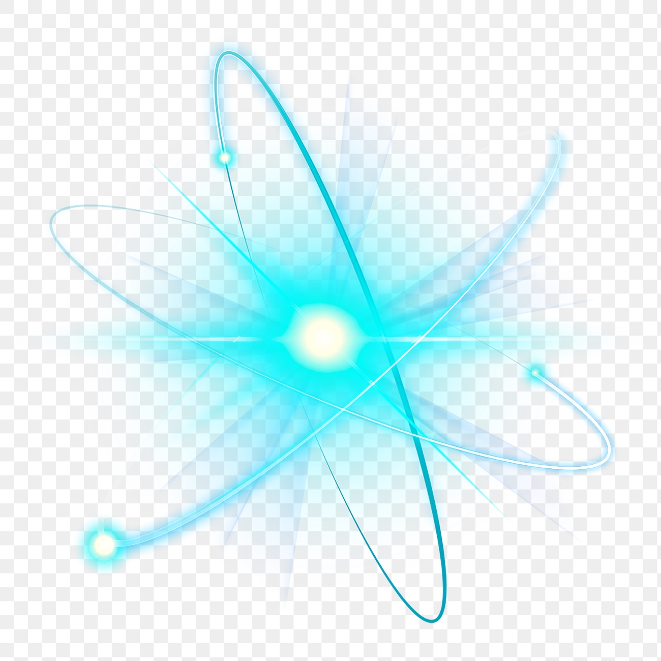 Atom science biotechnology blue png | Premium PNG Sticker - rawpixel