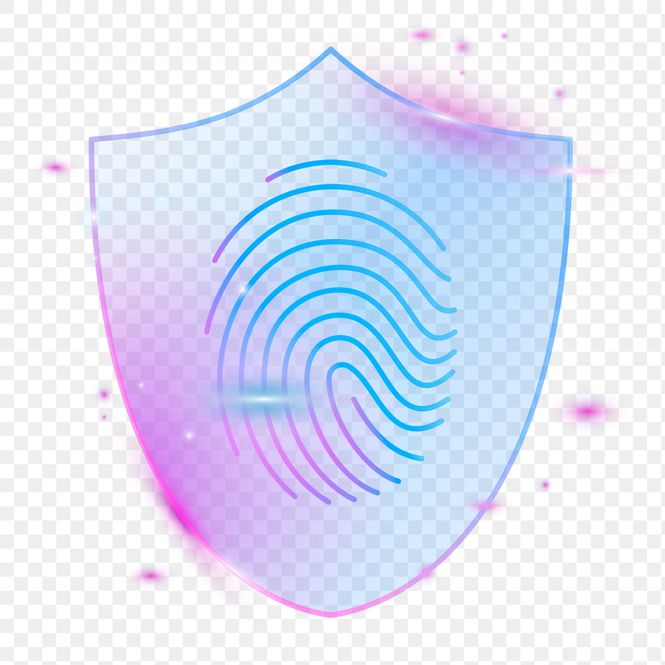 Fingerprint biometric scan png cyber | Premium PNG Sticker - rawpixel