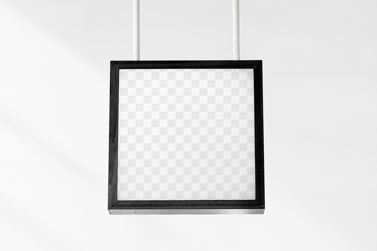 Square sign mockup png transparent, | Premium PNG - rawpixel