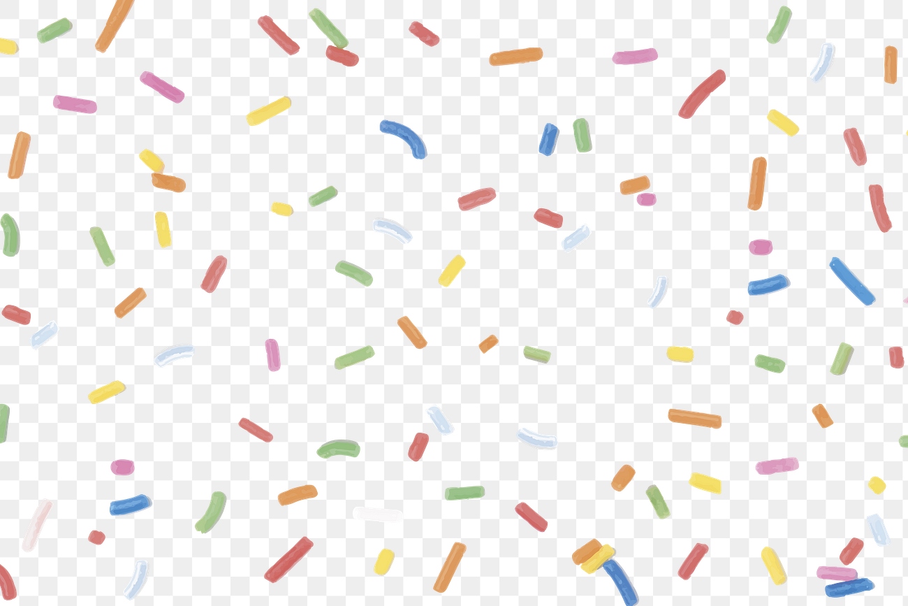 Confetti sprinkle pattern png transparent | Premium PNG - rawpixel