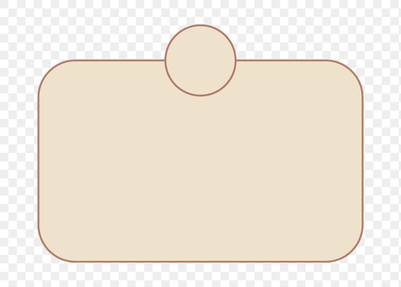 Notification box png frame, minimal | Free PNG - rawpixel