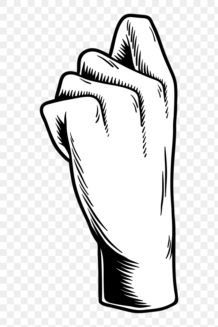 Clenched fist sticker design resource | Premium PNG Sticker - rawpixel