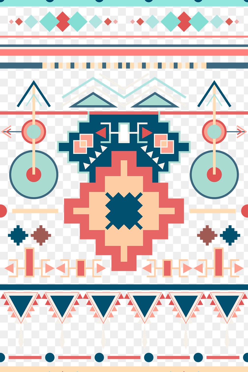 Tribal pattern png, transparent background, | Premium PNG - rawpixel