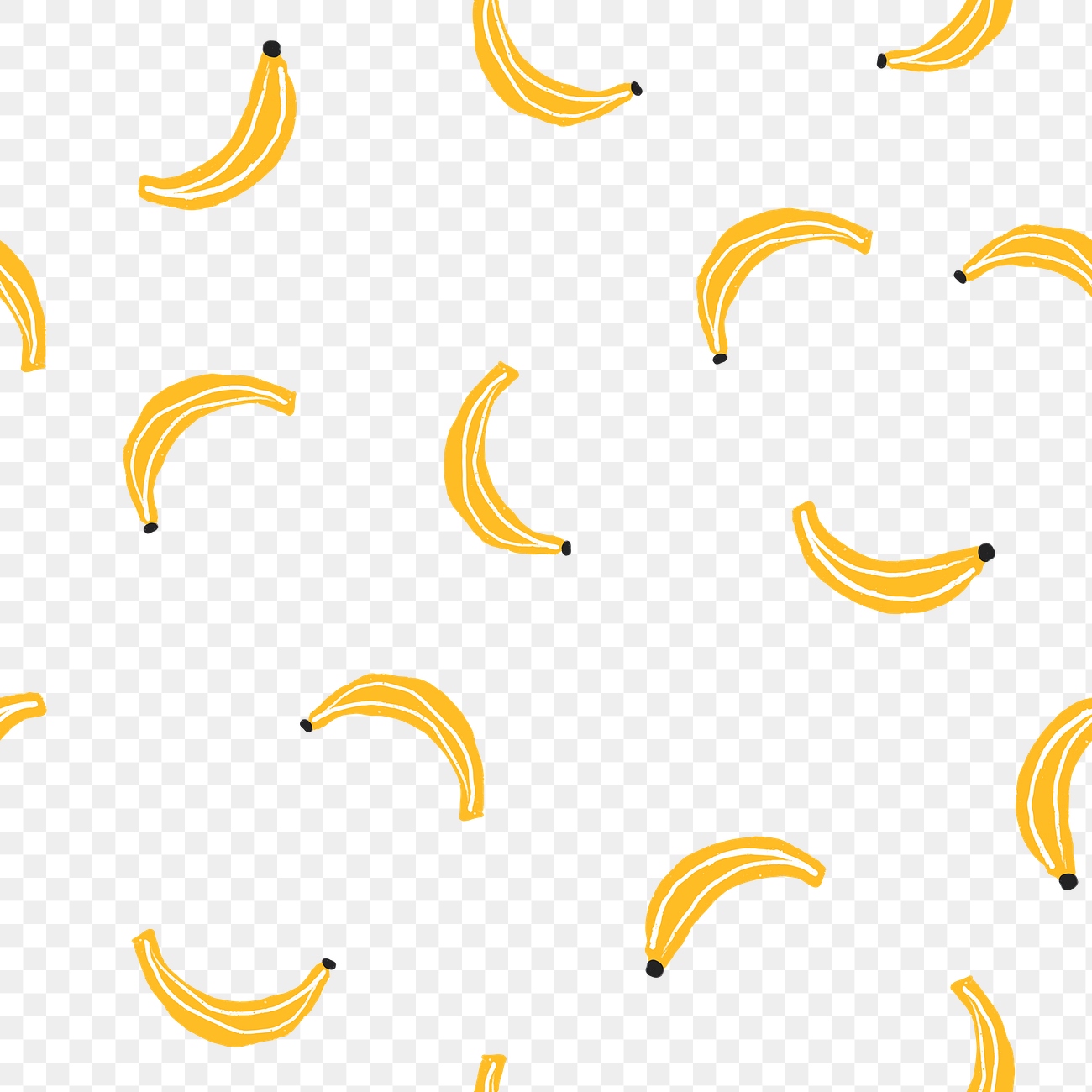 Banana pattern PNG, cute fruit | Premium PNG - rawpixel