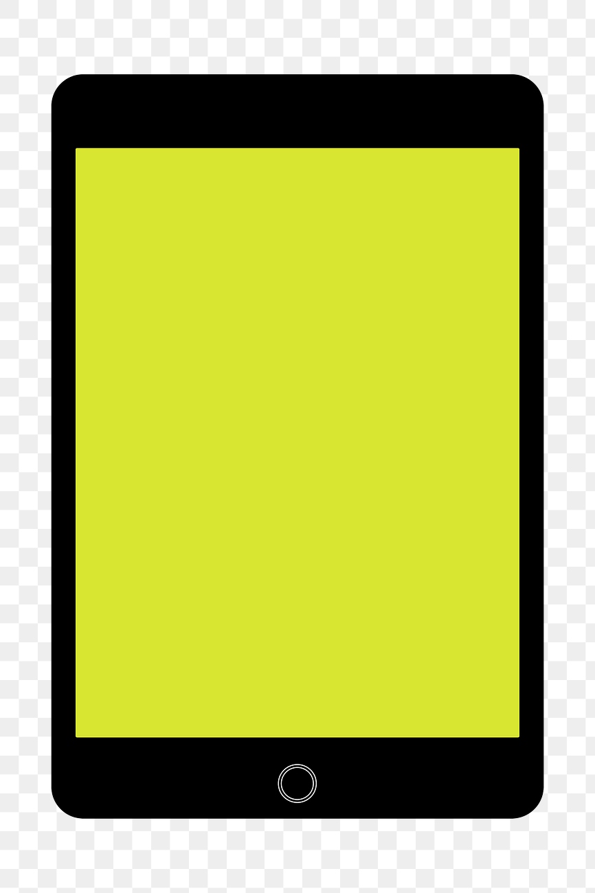 iPad, green screen png sticker, | Premium PNG Sticker - rawpixel