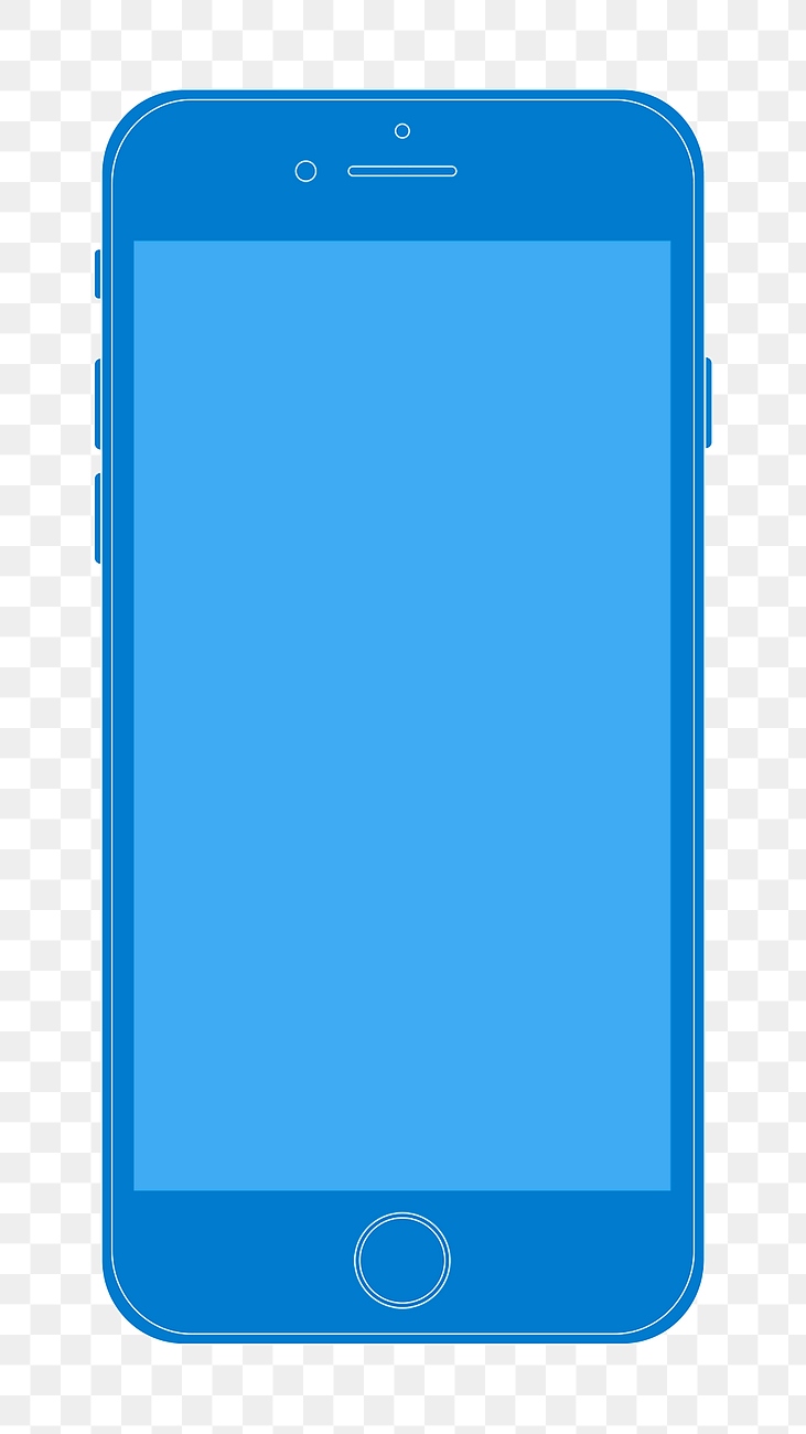 Blue mobile phone png sticker, | Premium PNG Sticker - rawpixel