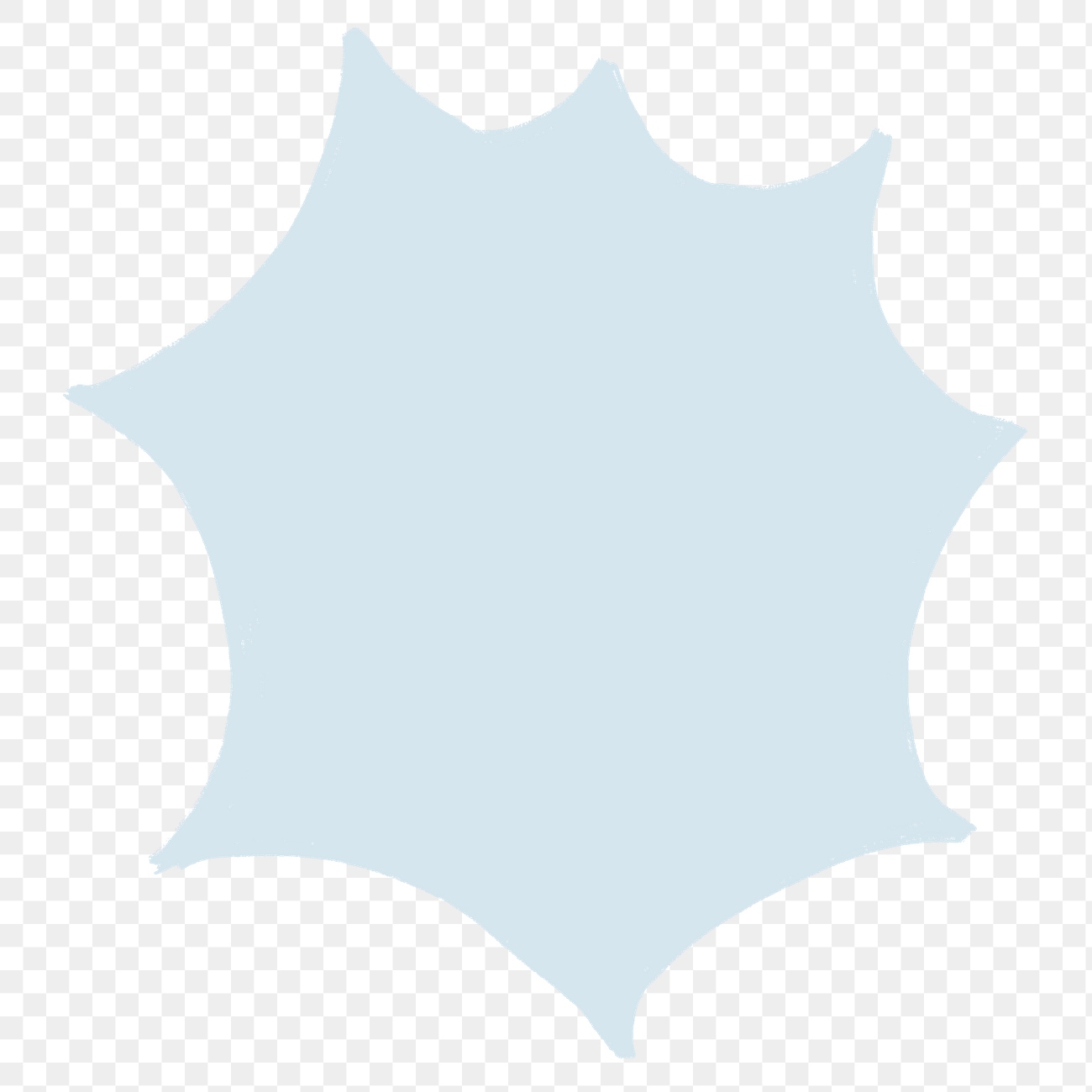 Speech bubble PNG, blue yelling | Premium PNG Sticker - rawpixel