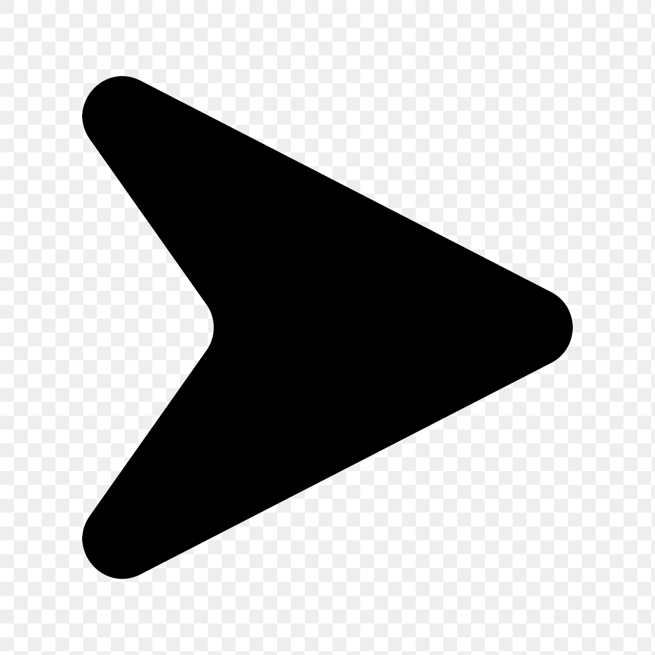 Dash arrow png icon, black | Premium Icons Sticker - rawpixel