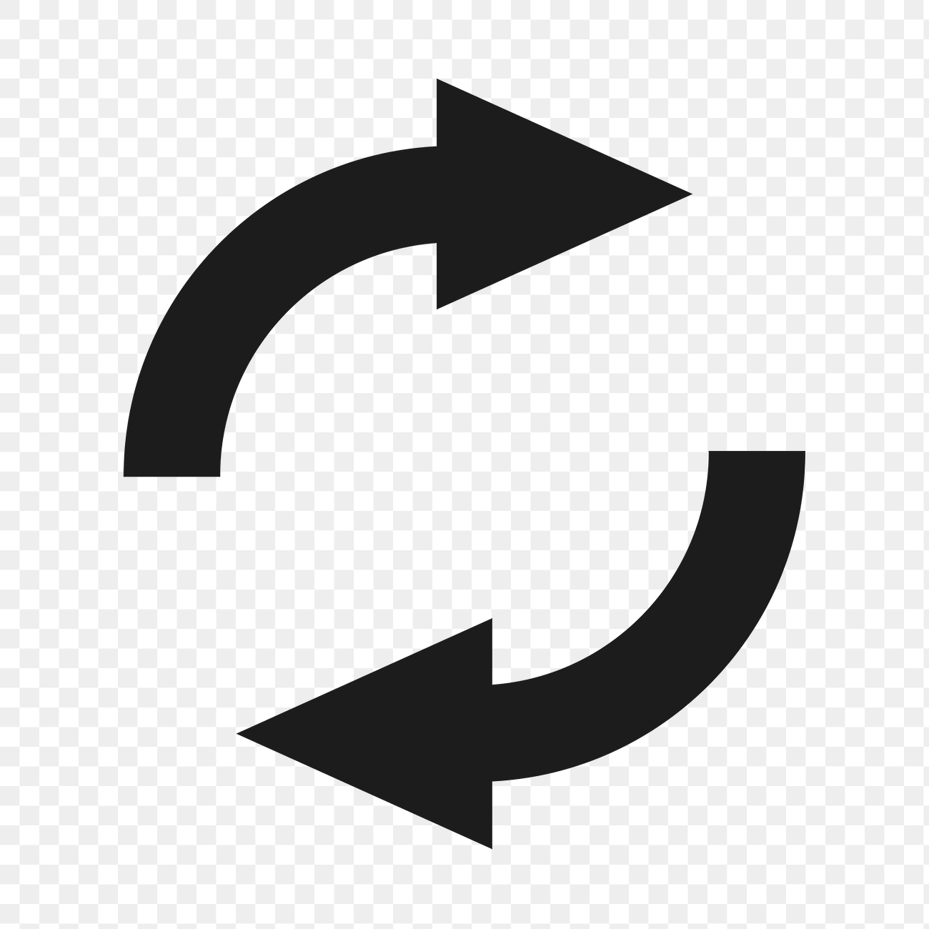 Arrow png sticker, roundabout traffic | Premium PNG Sticker - rawpixel