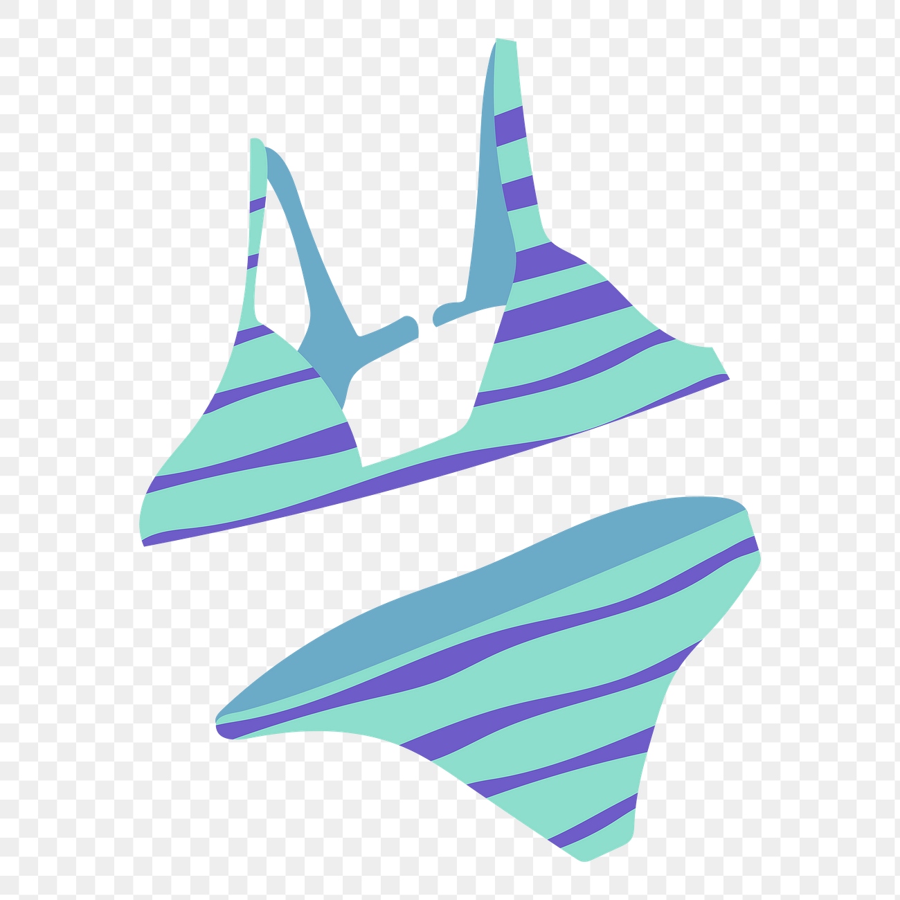 Bikini png sticker, feminine fashion | Premium PNG Sticker - rawpixel