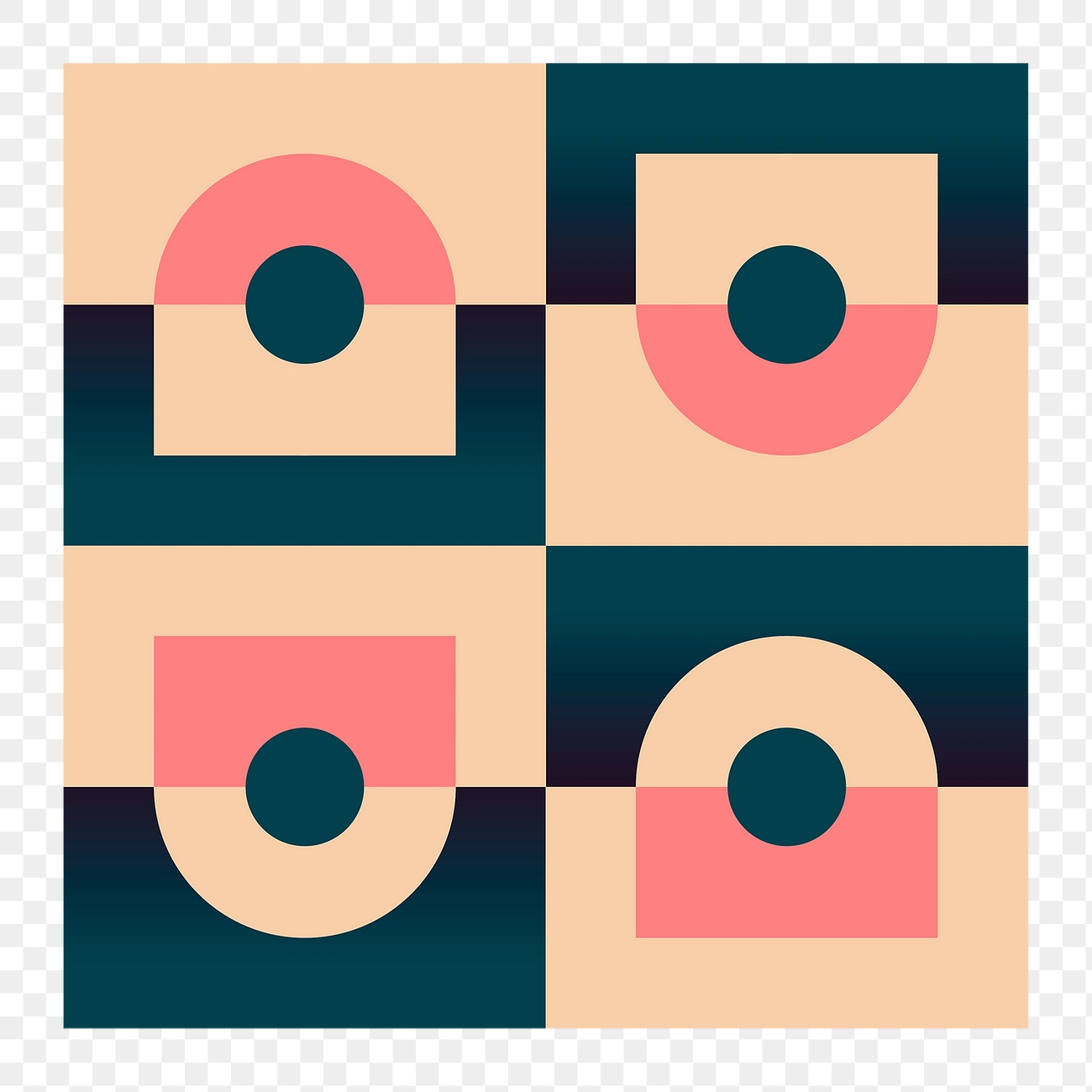 Square geometric png sticker, abstract | Premium PNG Sticker - rawpixel